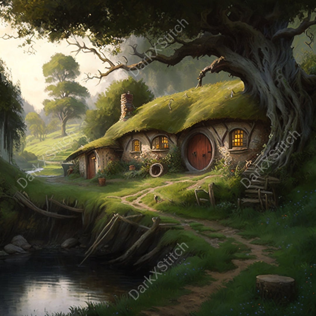The Shire Cross Stitch Pattern PDF File Instant Download - Etsy