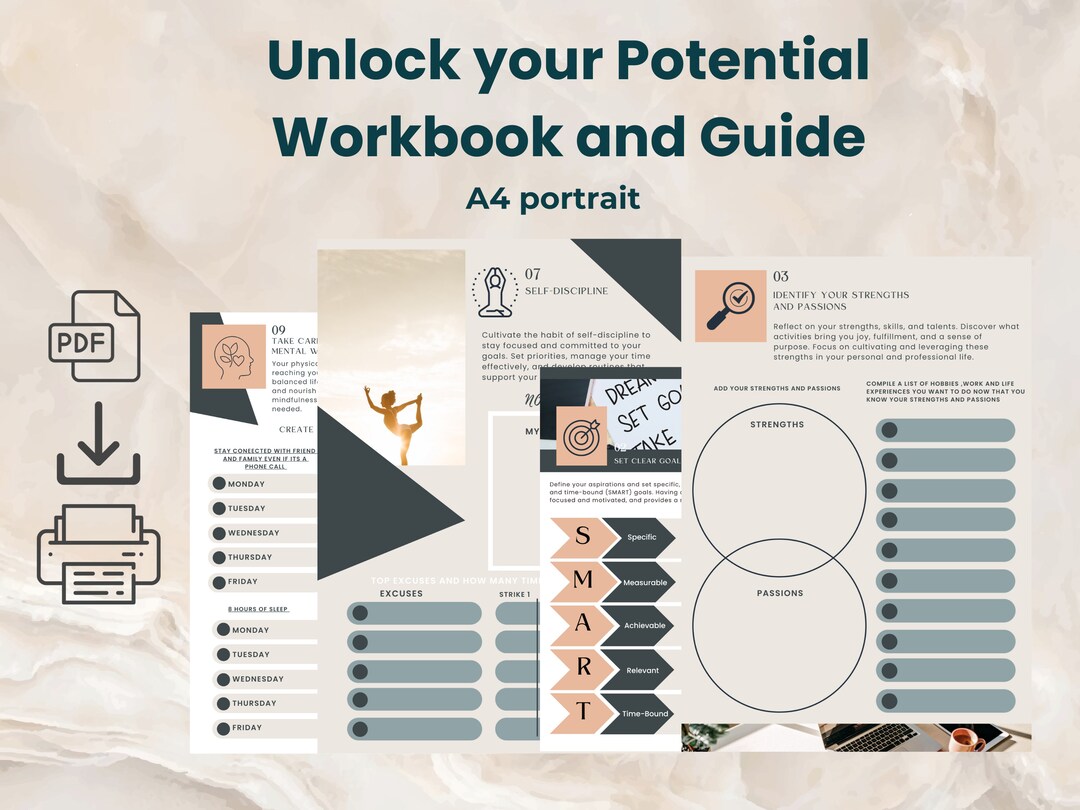 A Journey to Personal Growth Workbook. Unlocking Your Potential ...