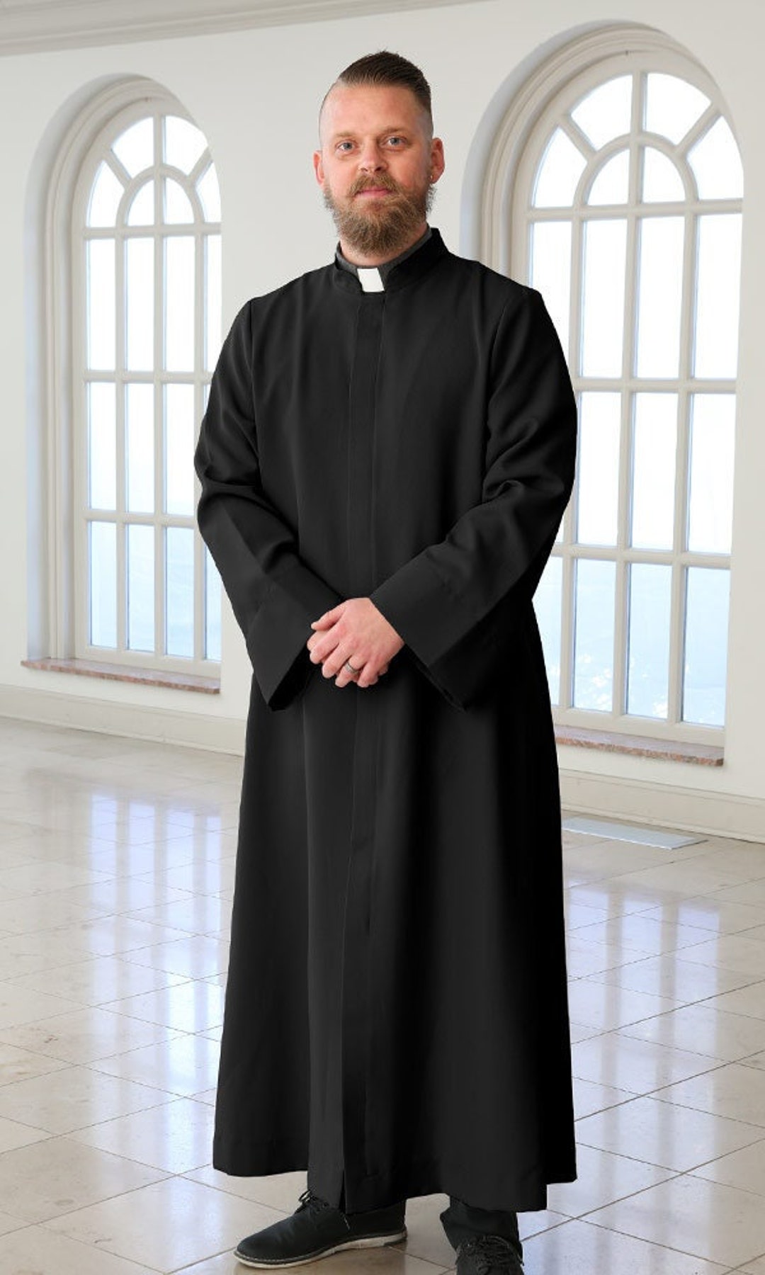Men's Clergy Robes, Religious Vestments, Clerical Clothing, Pastor ...