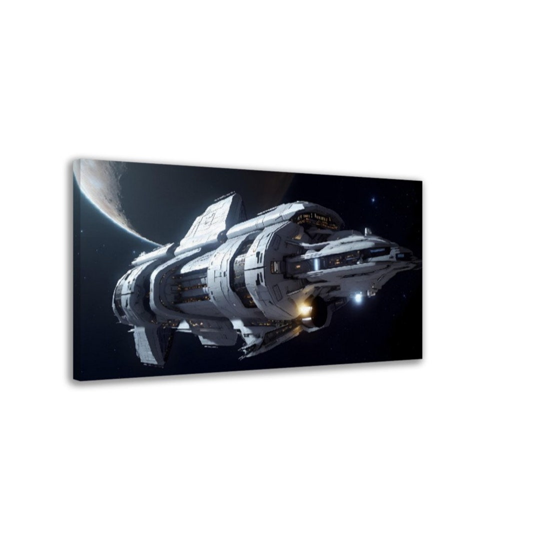 Lost in Space, Alien, Modern Art, Endless Space, Wall Decor Canvas ...