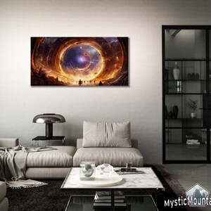 Stargate to the Stars 4, Modern Art, Fantasy, Mystic Landscape Art - Etsy