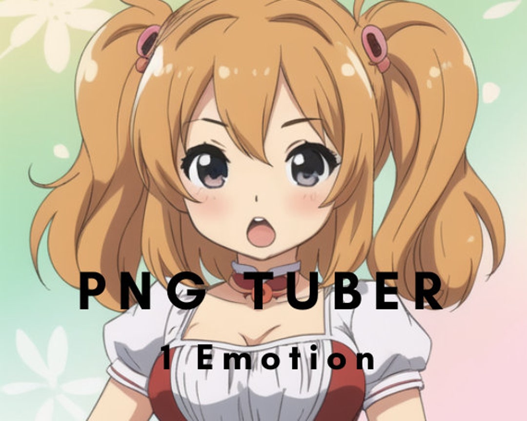 3 EMOTIONS Cute Chibi PNGTUBER Giftuber Ready to Use Basic - Etsy