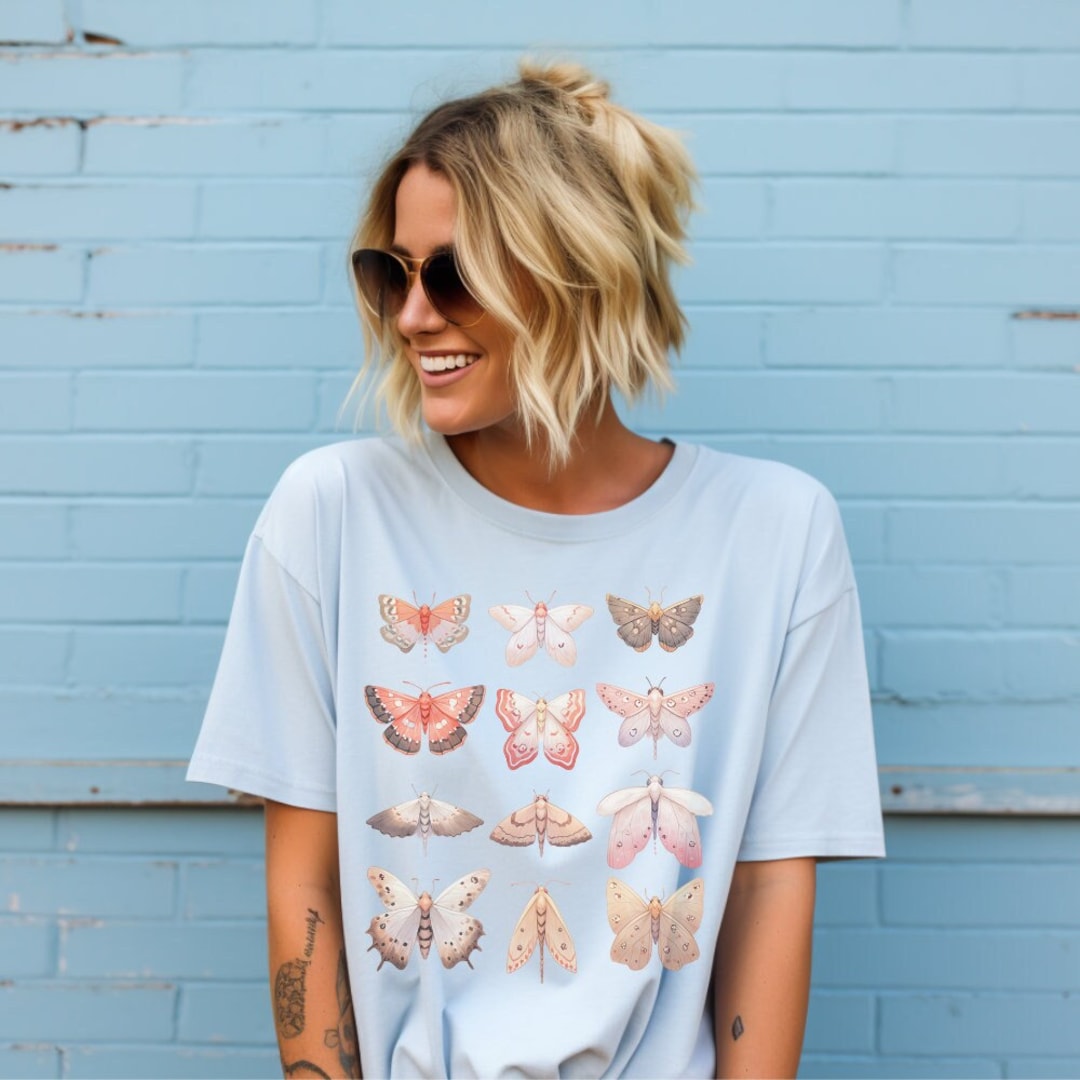Fairycore Moth Shirt Dark Academia Shirt Lepidopterist Gift - Etsy