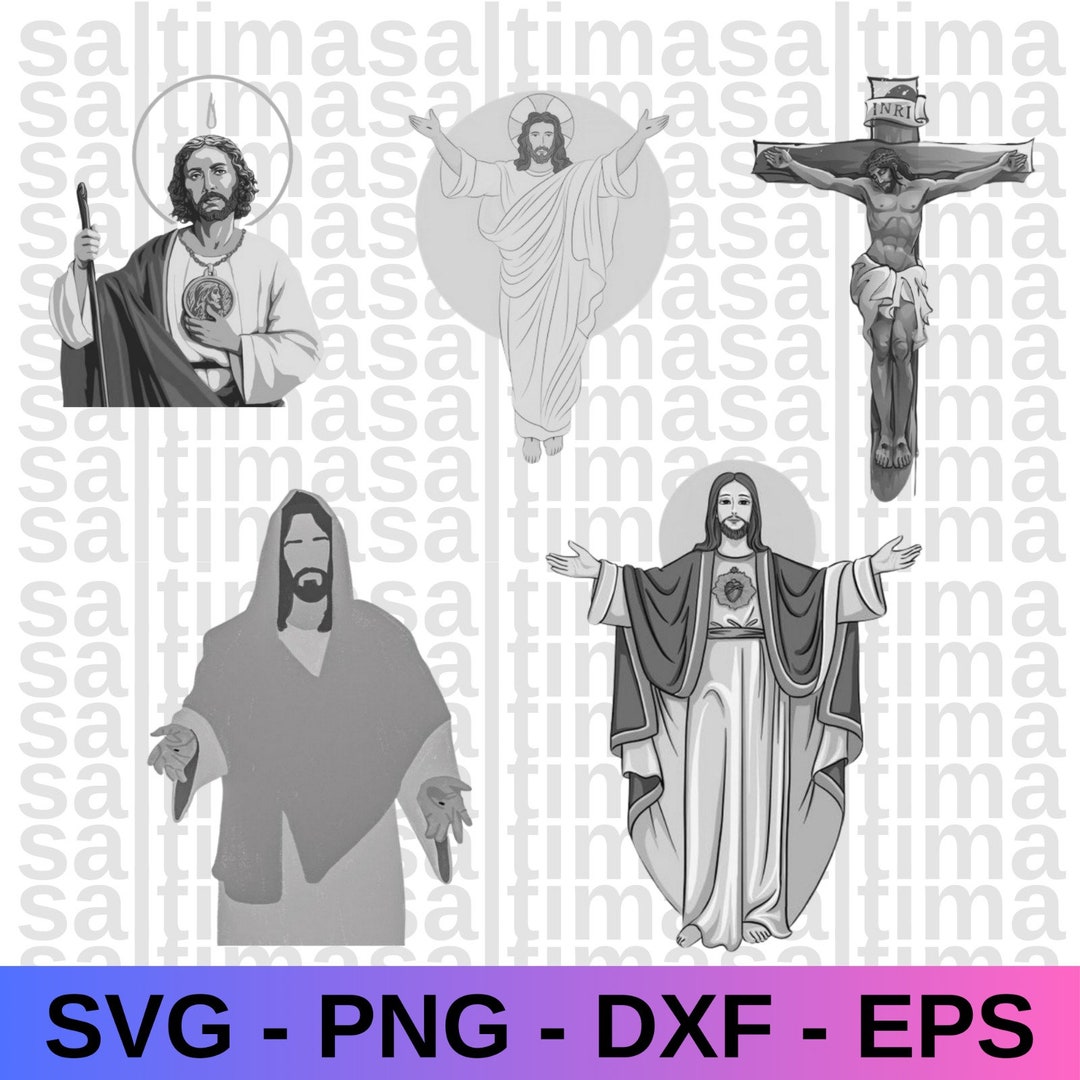 Jesus SVG, İnri Svg, Jesus Cut Files For Cricut, Jesus Clipart ...