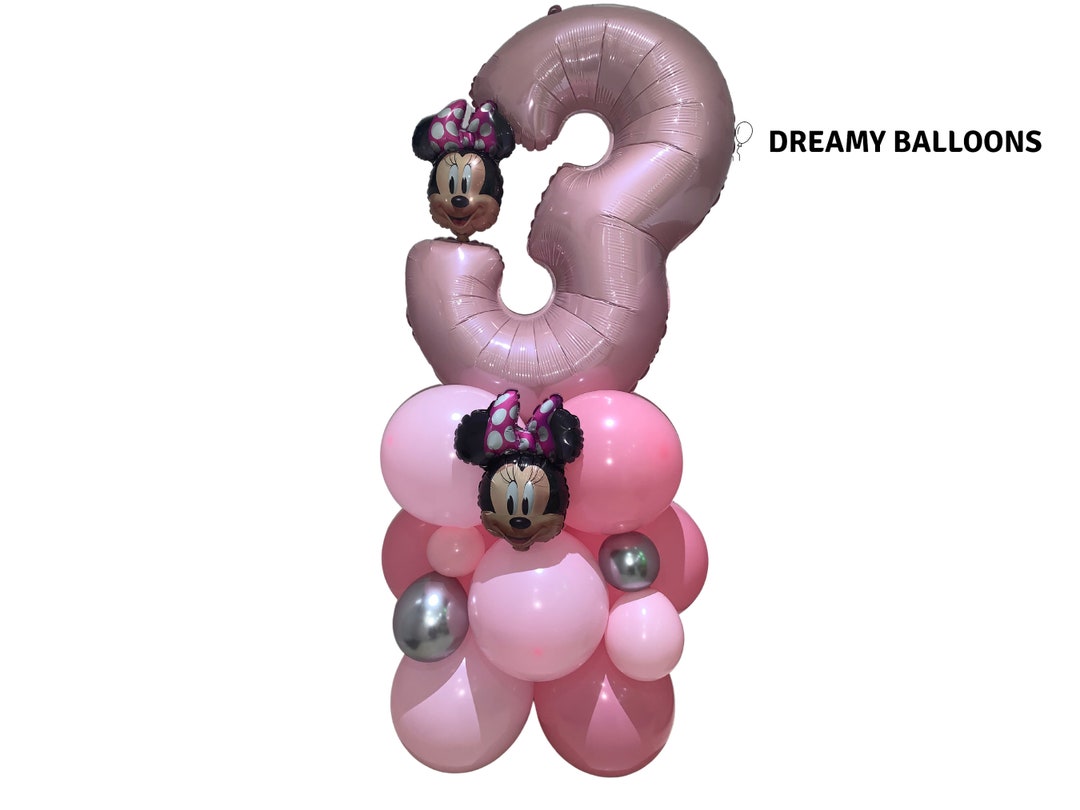 Large DIY Minnie Mouse Balloon Stack DIY Balloon Stack - Etsy