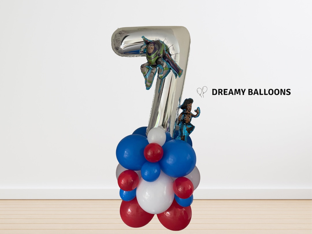 Large DIY Toy Story Balloon Stack, DIY Balloon Stack, Toy Story Stack ...