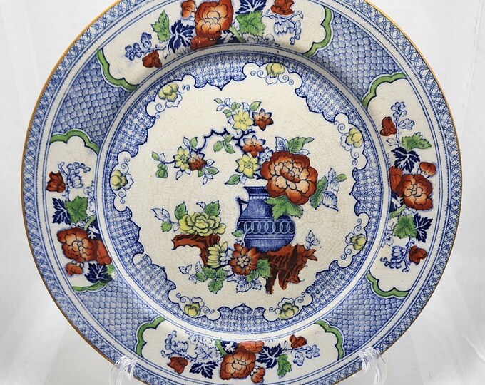 Gorgeous Rare Antique English Soho Pottery Chinoiserie Decorated ...