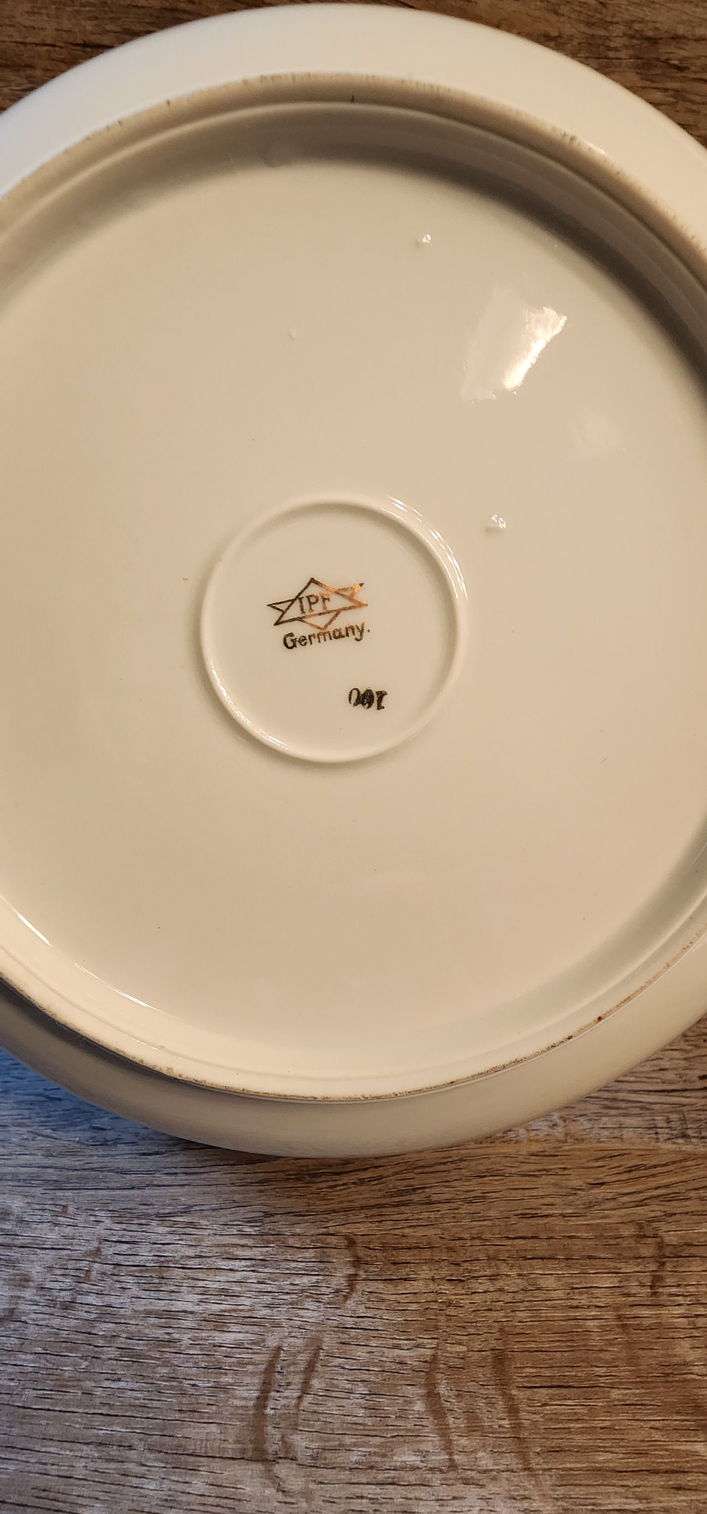 Rare Antique Vintage IPF Germany Porcelain Floral Serving Bowl - Etsy