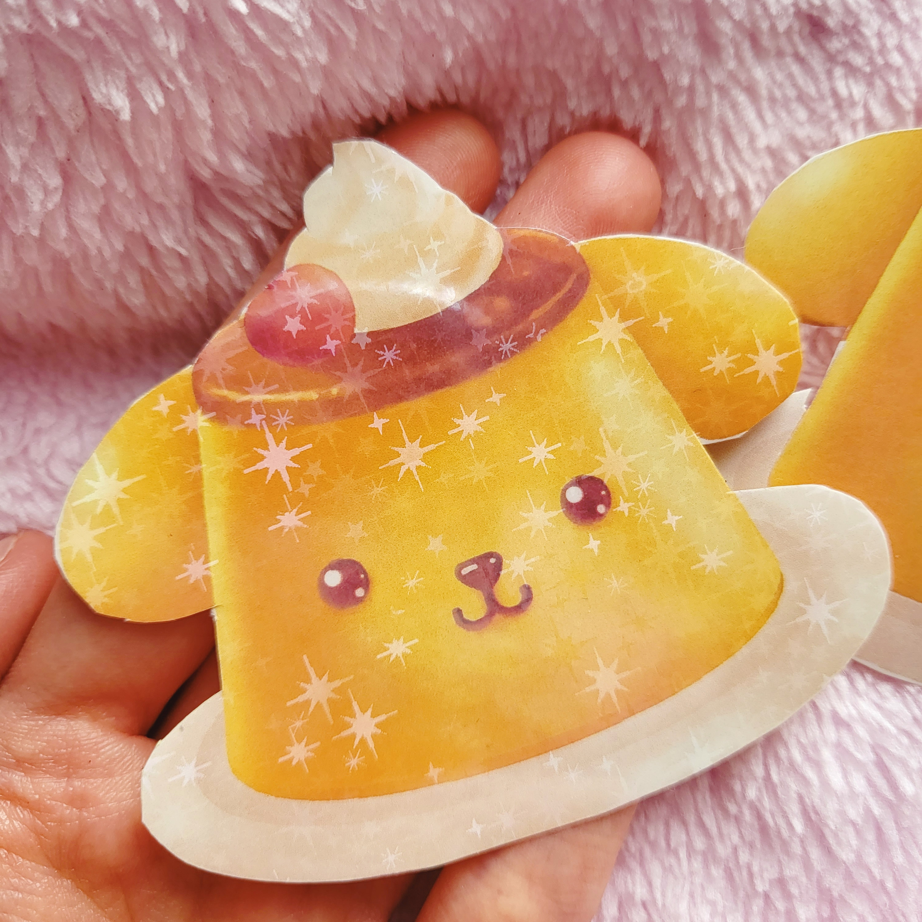 Cute Purin Pudding Sticker - Etsy