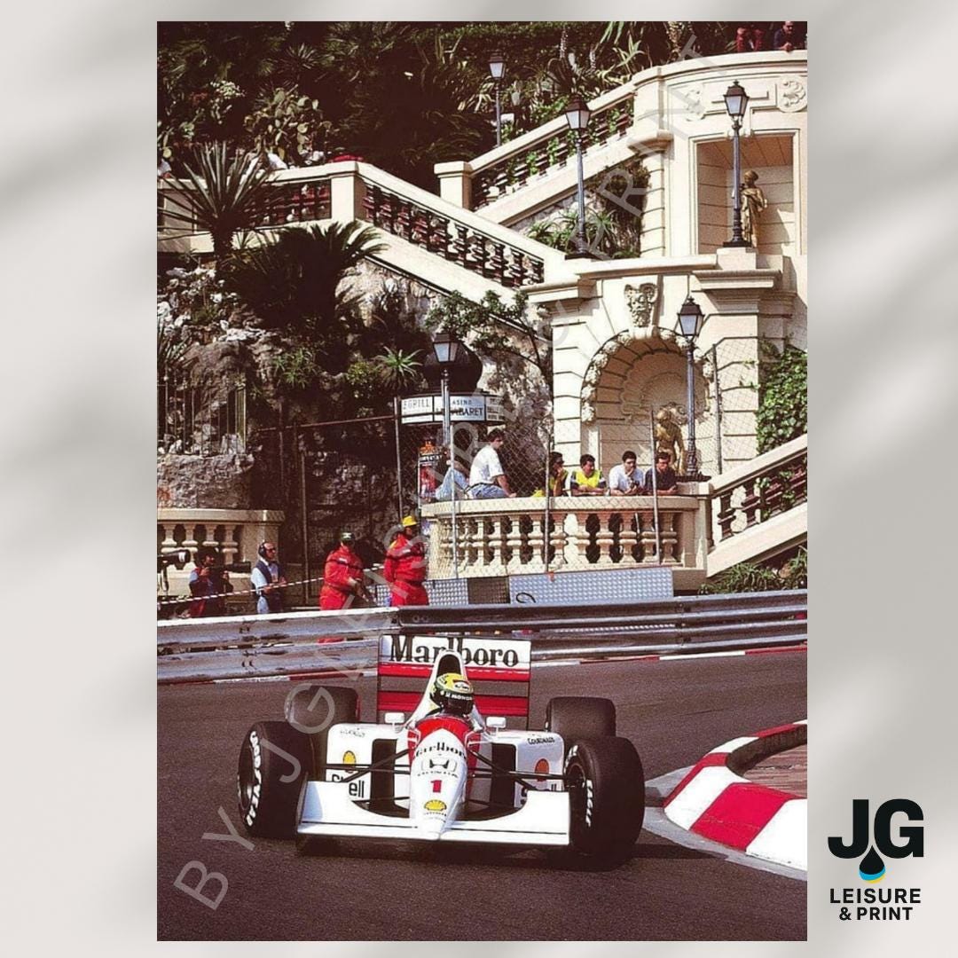 Ayrton Senna F1 Portrait: Motorsport Art Print, Driver Tribute - Etsy