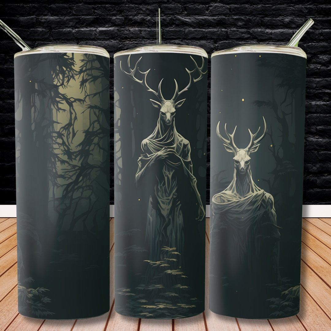 Wendigo Forest PNG Tumbler Wrap for 20 Oz Skinny - Cryptid Digital ...