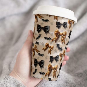 Coquette Bows and Bats Digital Seamless File - Halloween Coquette ...