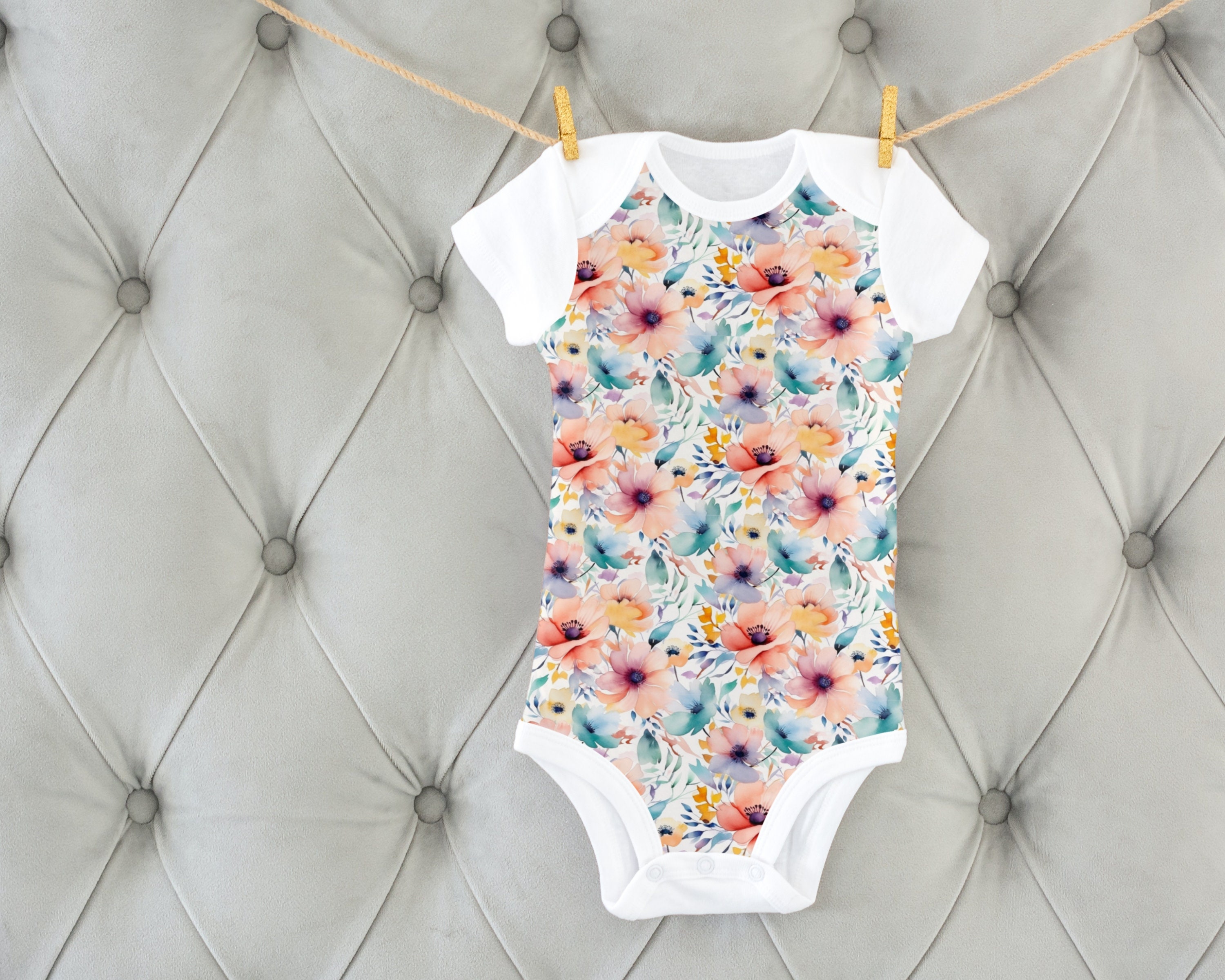 Pastel Watercolor Flowers Digital Paper Soft Summer Florals - Etsy