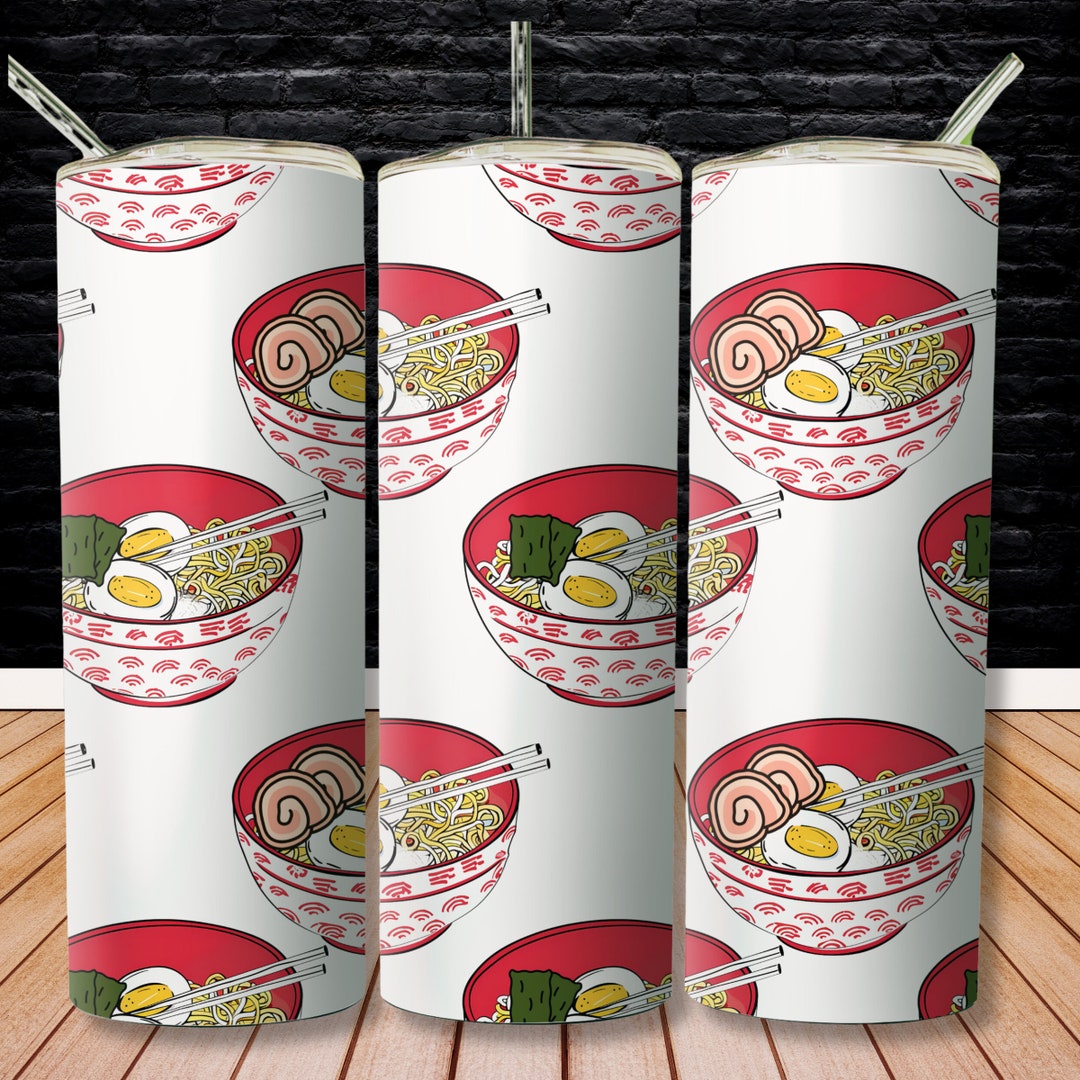 Student Tumbler Wrap - Ramen Bowl Digital Sublimation PNG - Ramen ...
