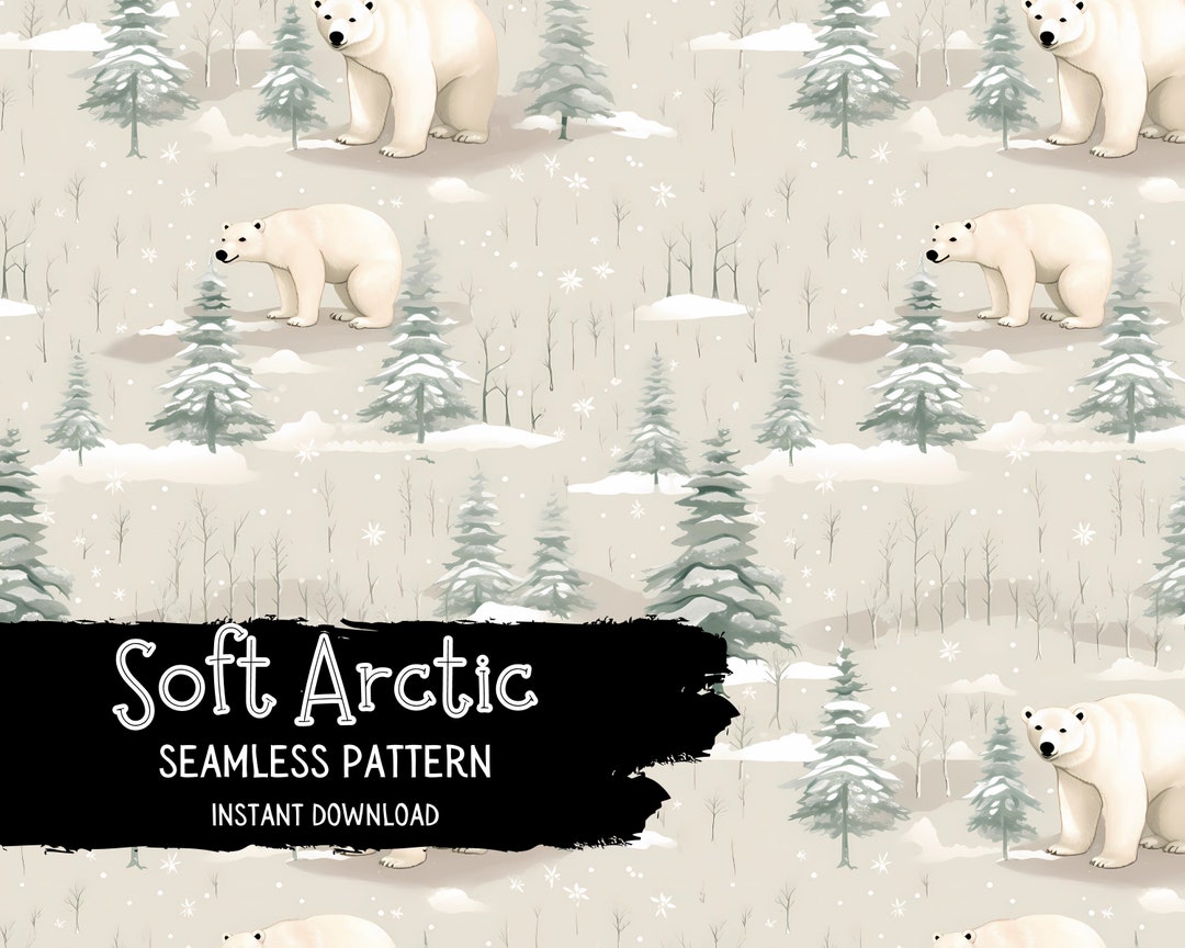 Neutral Christmas Seamless Digital Paper for Instant Download - Cute ...