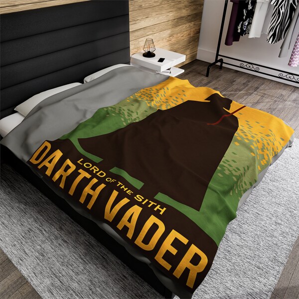 Darth Vader Throw Blanket - Etsy