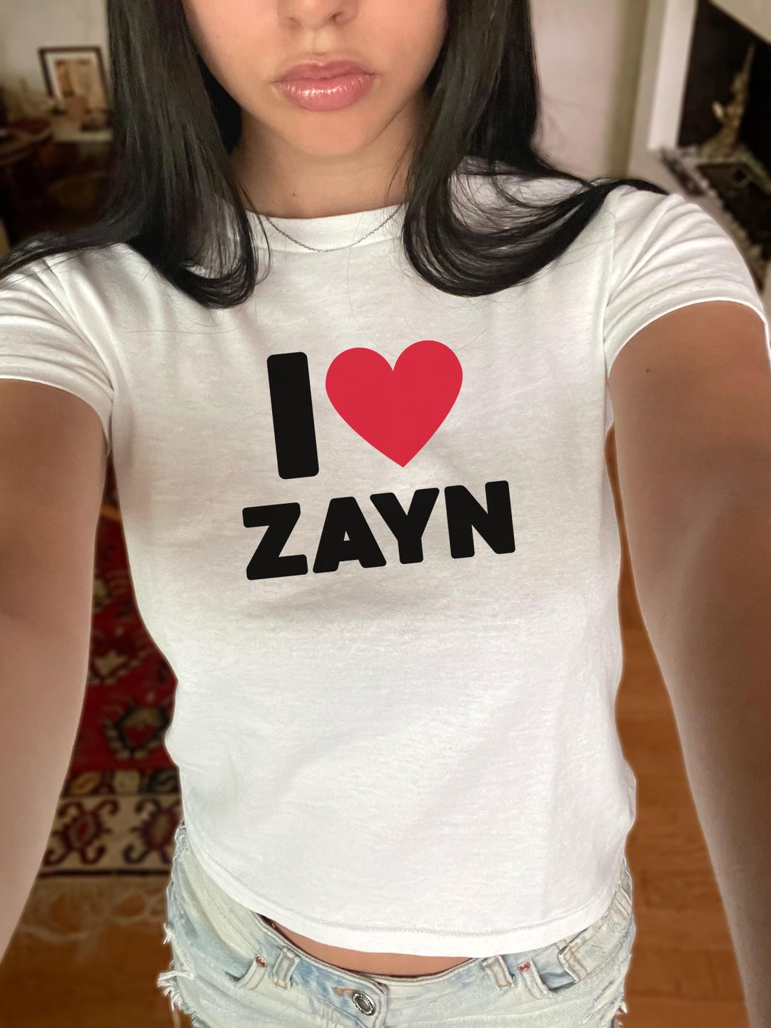 I Love Zayn Baby Tee Cute Zayn Merch Stairway to the Sky Shirt Trendy I ...