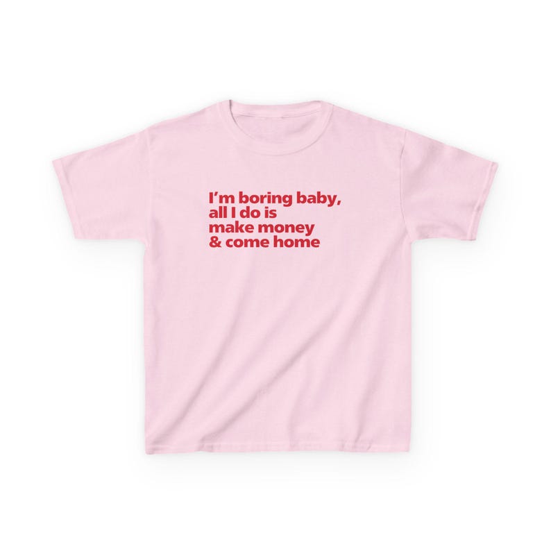 I'm Boring Baby Graphic Baby Tee, Funny Women's T-shirt - Etsy