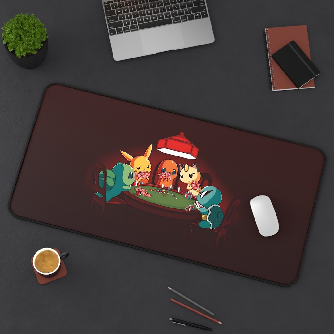 Starter Pokemon Mousepad 3 Sizes Gaming Desk Mat Custom Pokemon ...