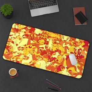 Pokemon Mousepad 3 Sizes Gaming Desk Mat Custom Pokemon Mousepad for ...