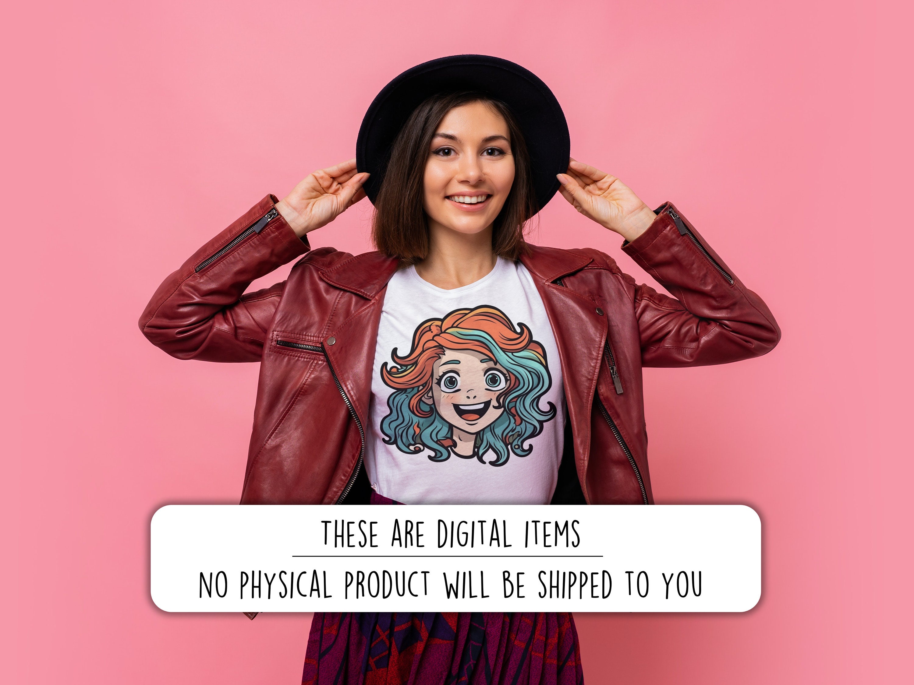 Girls Digital Stickers Cute Girls Printable Stickers Cute Girl ...