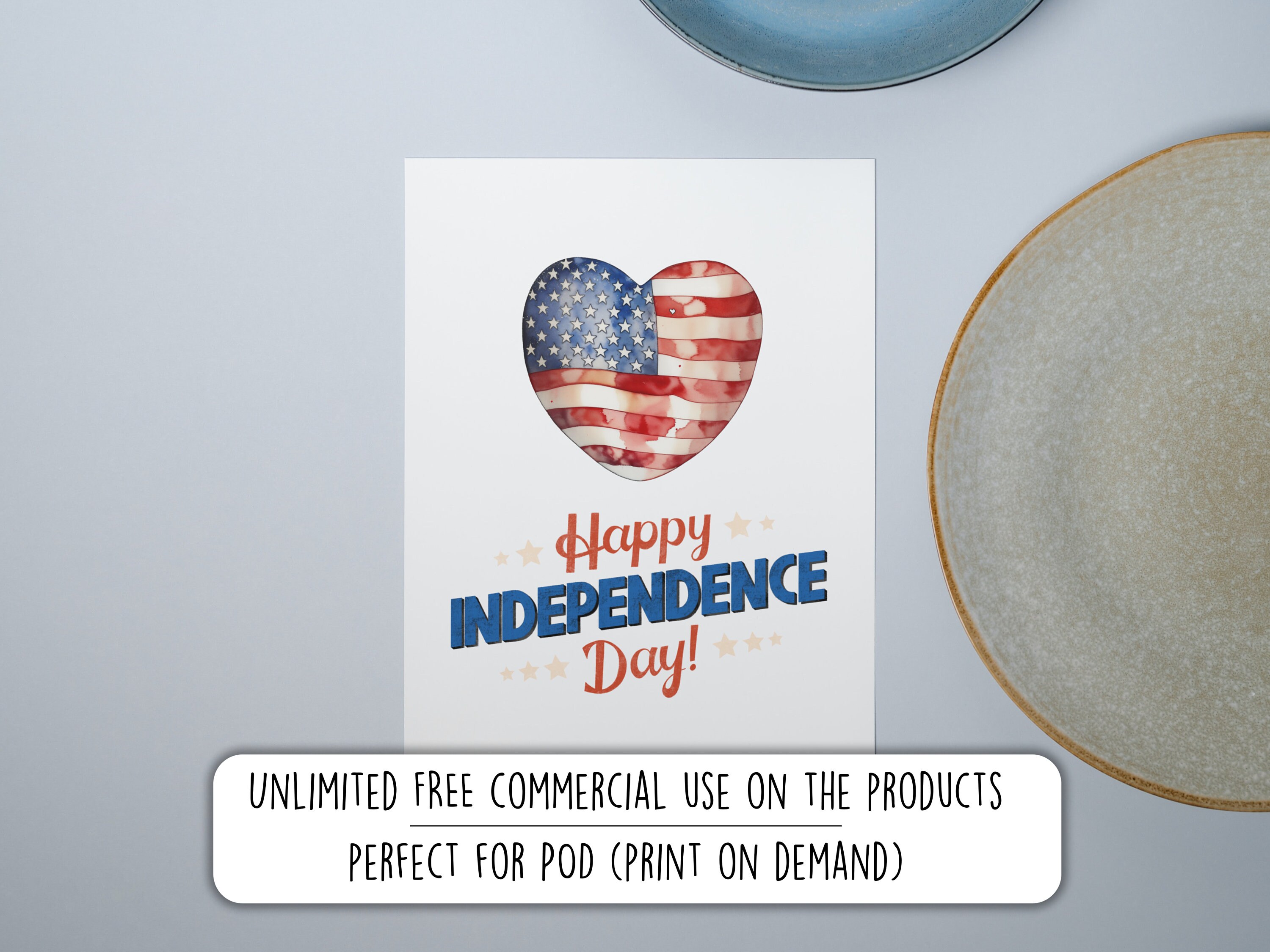 Watercolor 4th of July Clip Art Set Printable 4th of July Graphics FREE ...