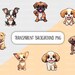 Chibi Dog Sticker Set Cute Dog Digital Stickers Dog Breeds Printable ...
