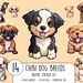 Chibi Dog Sticker Set Cute Dog Digital Stickers Dog Breeds Printable ...