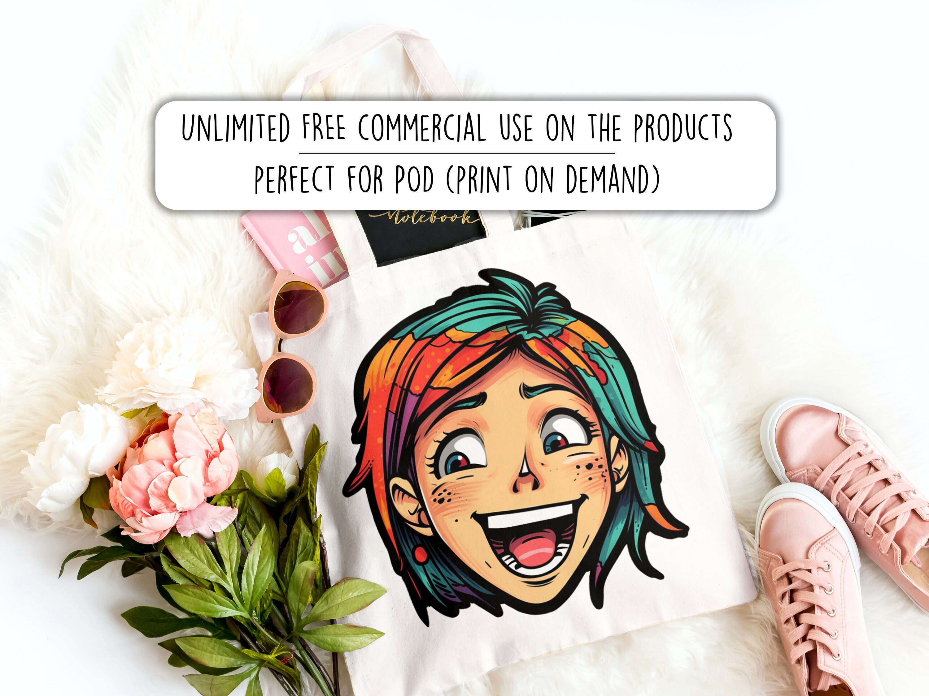 Girls Digital Stickers Cute Girls Printable Stickers Cute Girl ...