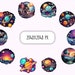 Outer Space Digital Stickers FREE Commercial Use Space Stickers Planets ...