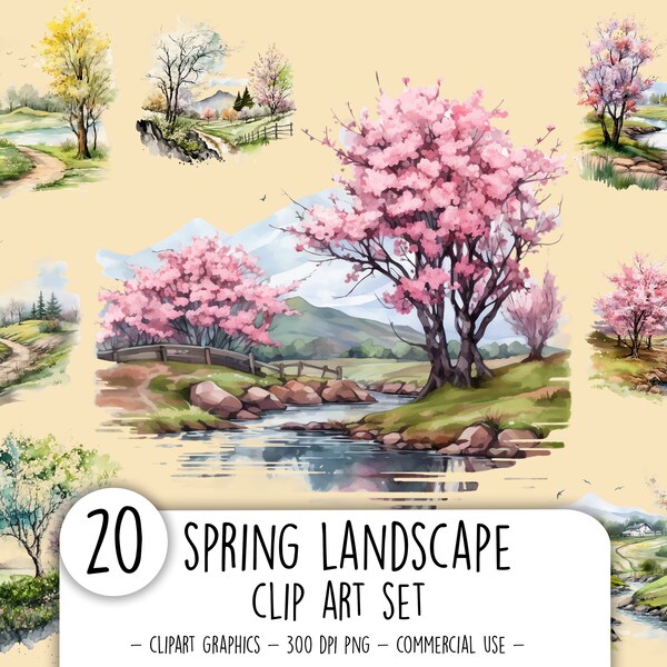 Watercolor National Parks Clipart Bundle FREE Commercial Use Nature ...