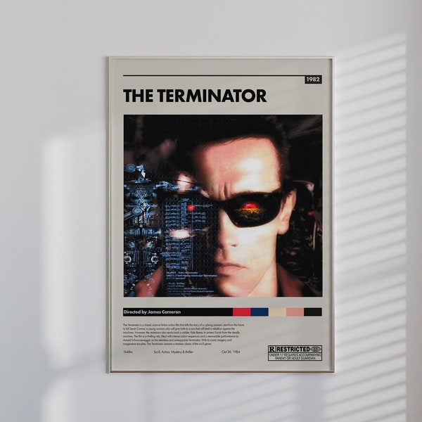 Terminator Japanese Poster - Etsy