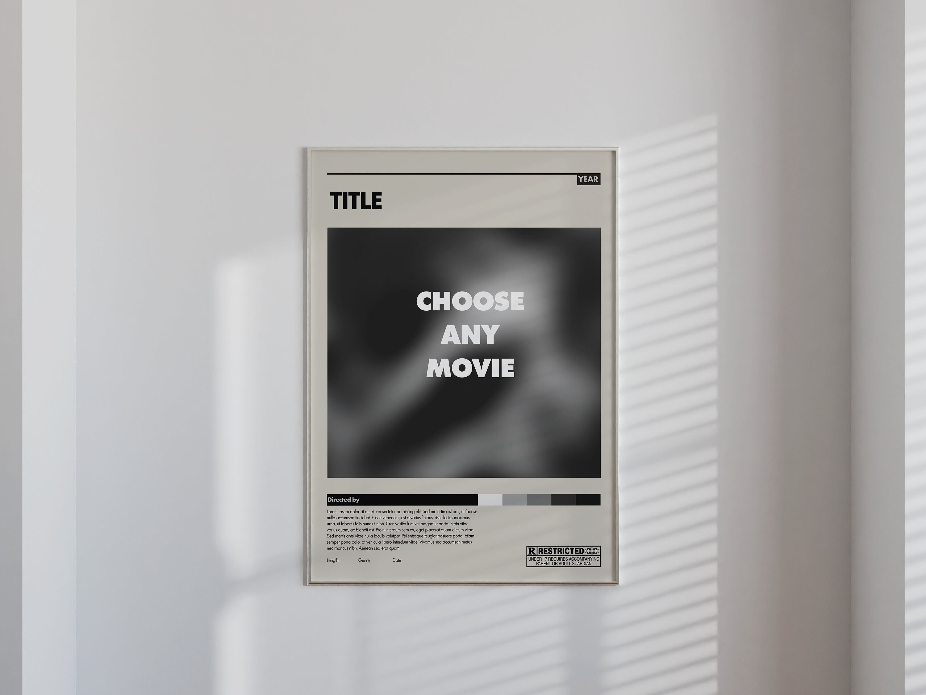 Custom Movie Poster | Personalized Movie Poster | Home Decor | Wall Art ...