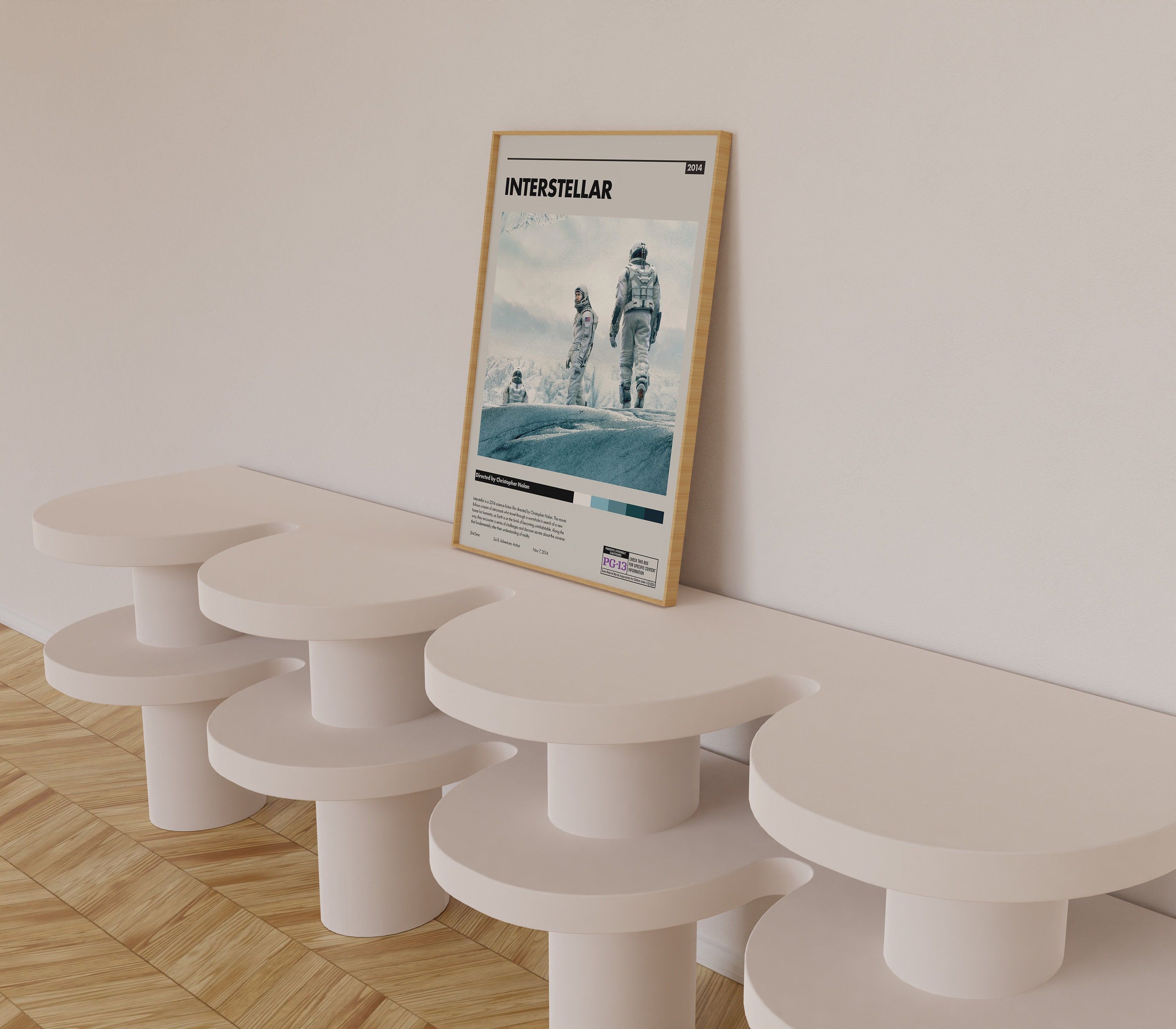 Interstellar Movie Poster Home Decor Wall Art Print Movie Poster Gift ...