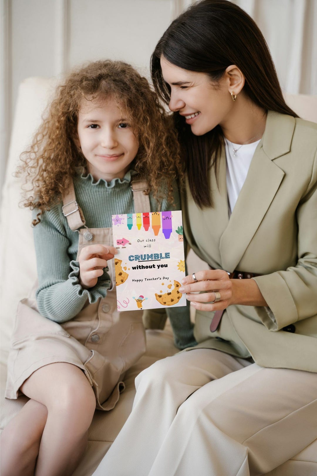 Teacher Appreciation Card – Printable Thank You Note (PDF) - Etsy