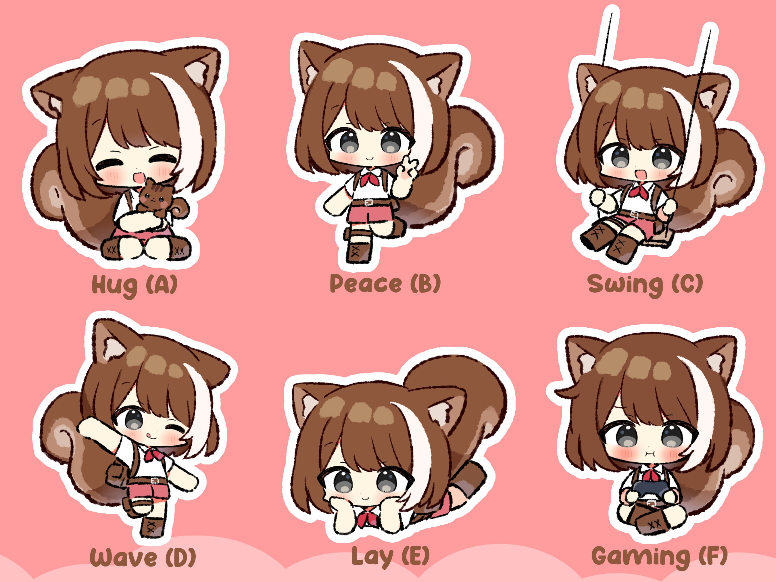 Vtuber Sandra_chi | Waterproof Vinyl Stickers - Etsy