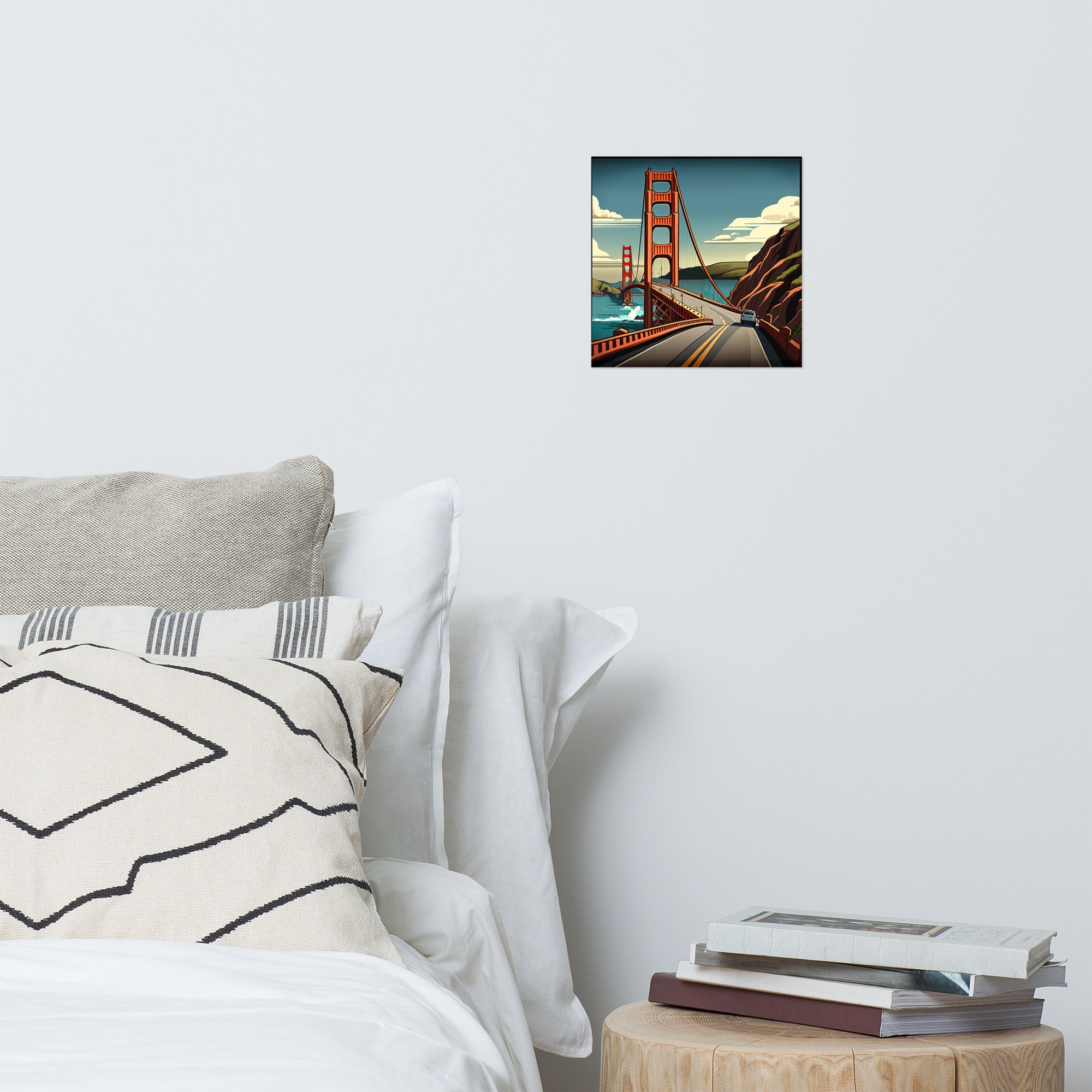 Golden Gate Bridge Cartoon - Etsy