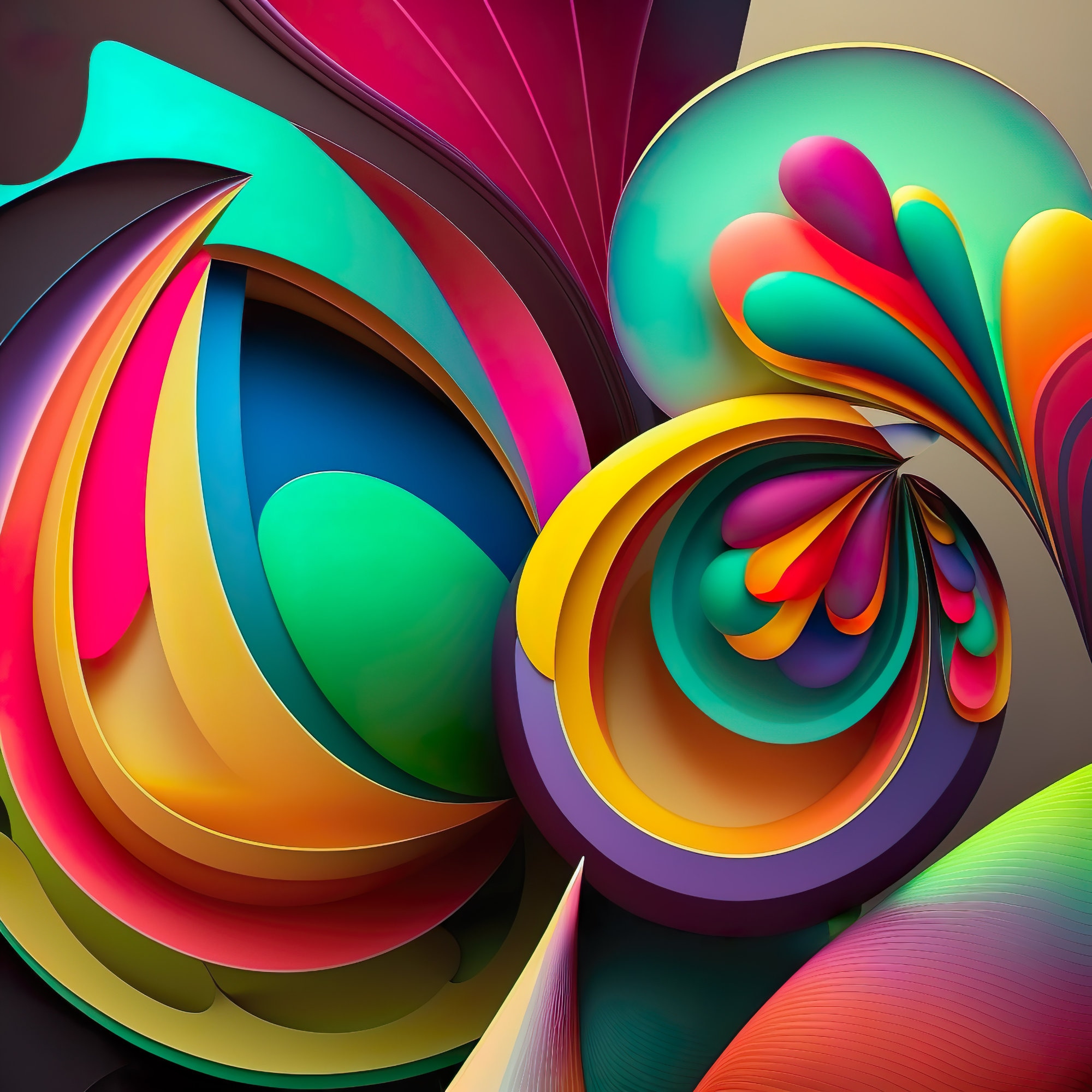 Abstract Beautiful Patterns Digital Poster - Etsy