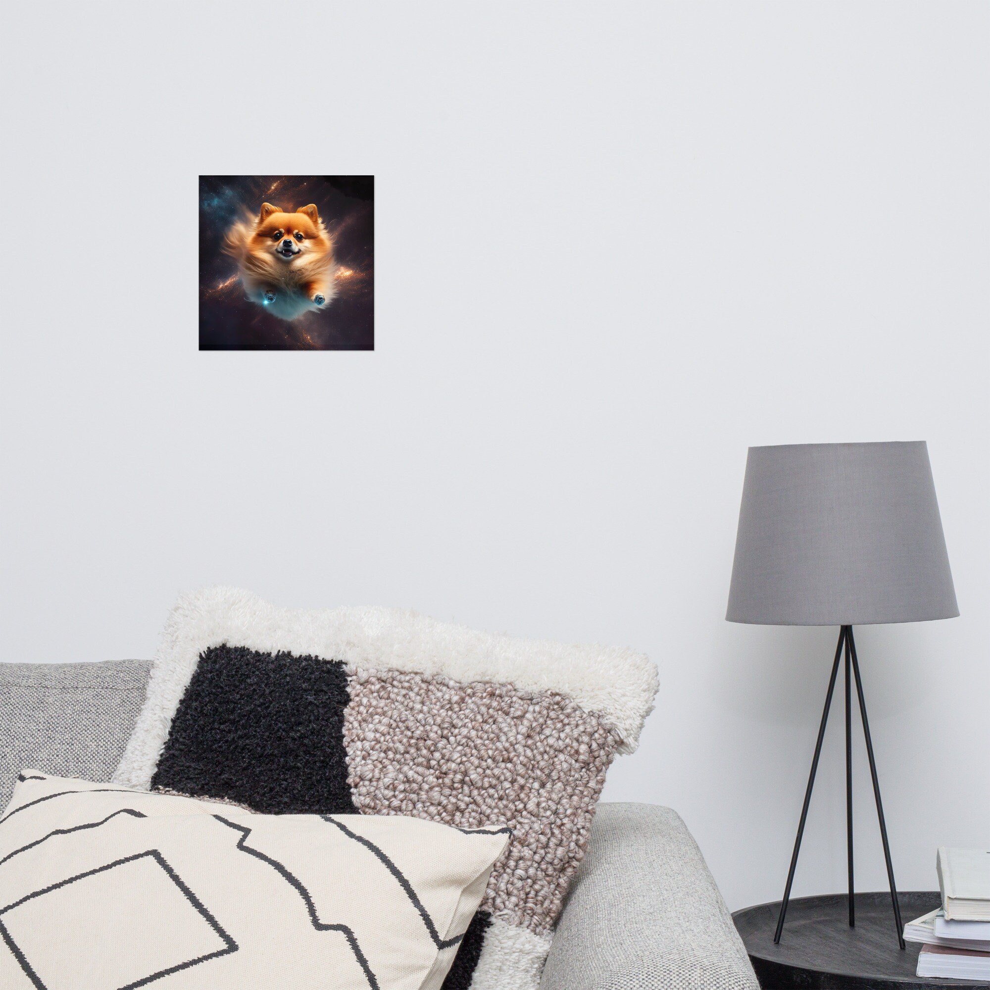 Pomeranian Flying in Space - Etsy