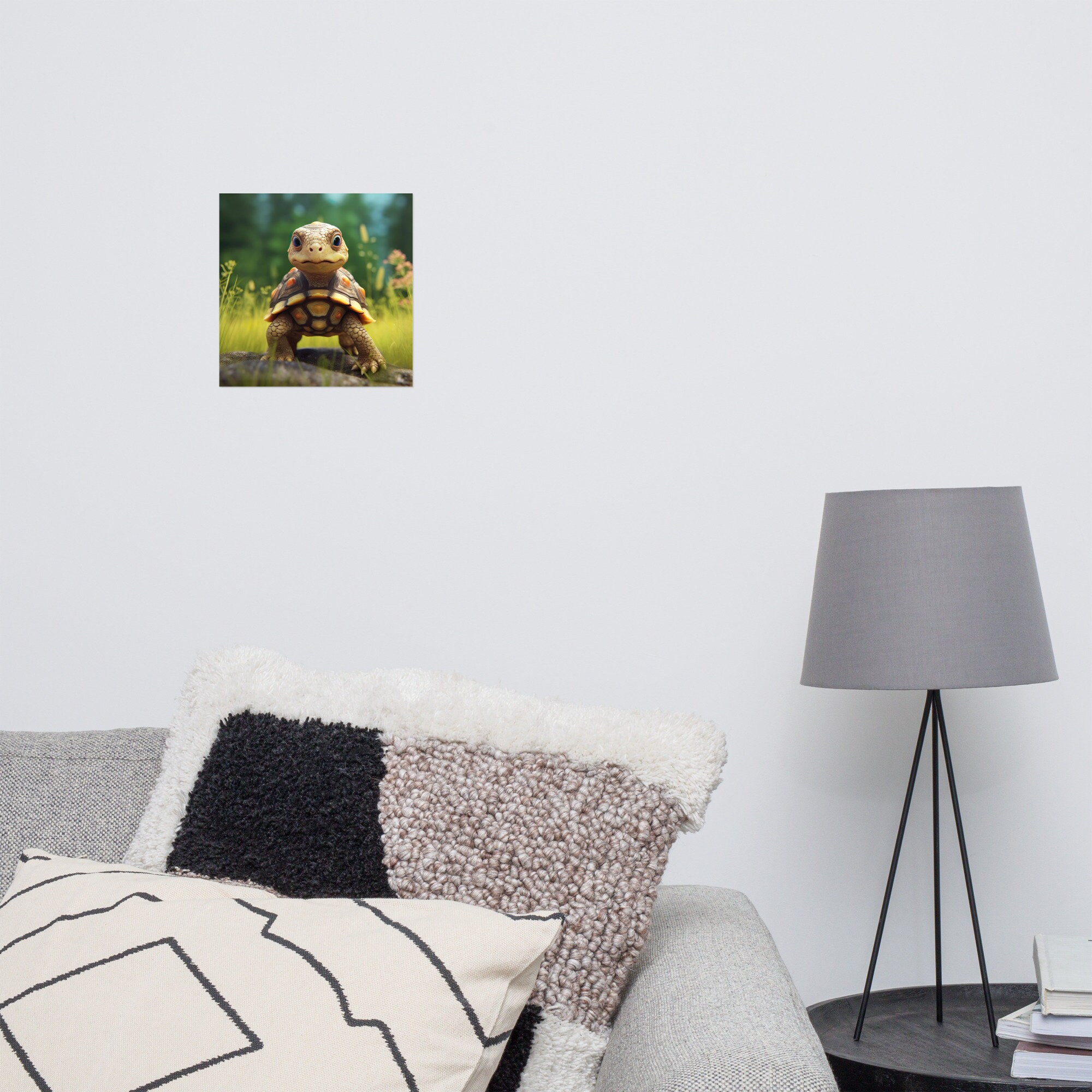 Cute Baby Turtle Poster - Etsy