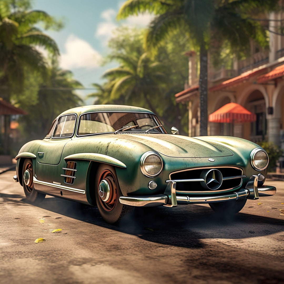 Mercedes Car Poster - Etsy
