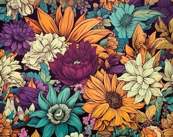 Flower Pattern - Etsy