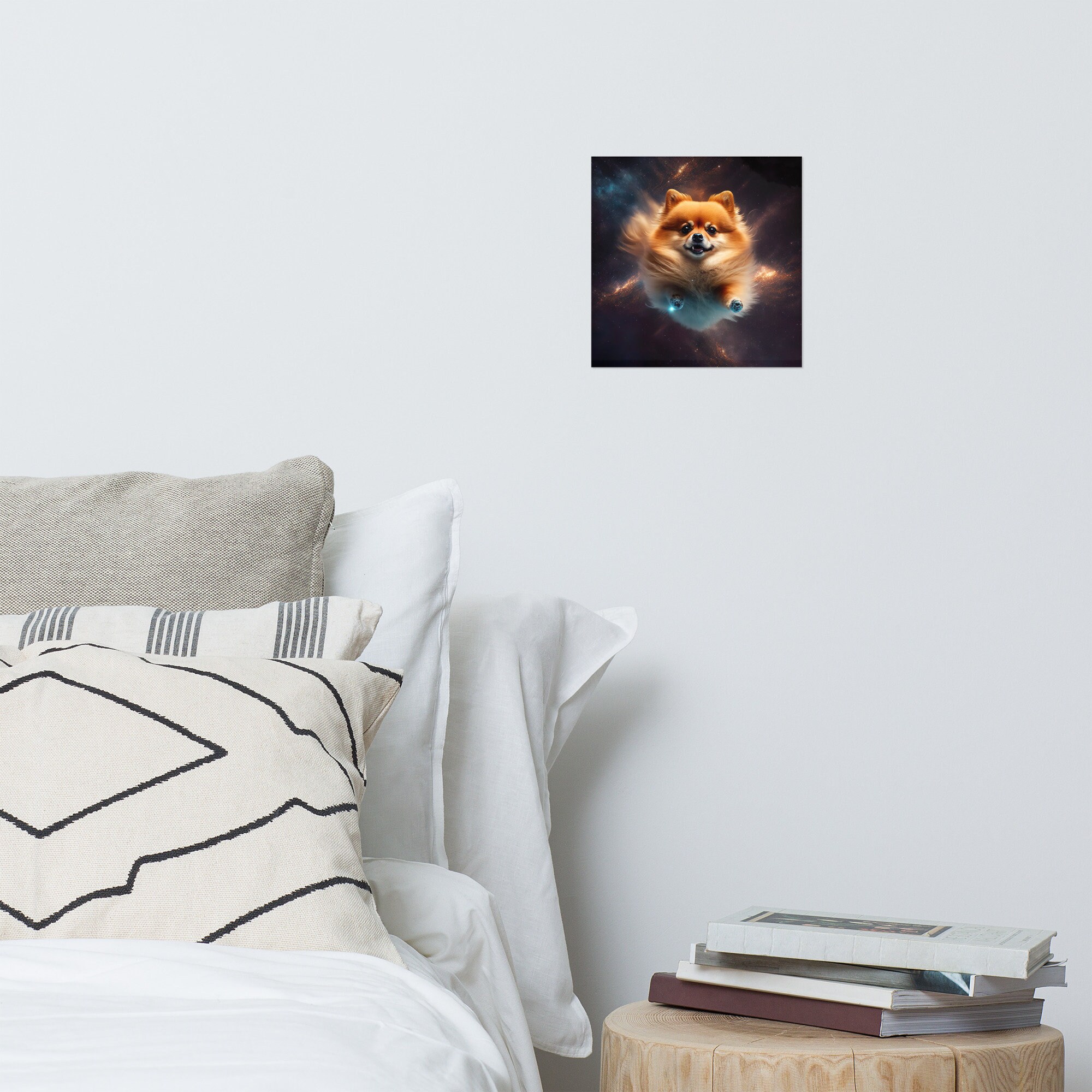 Pomeranian Flying in Space - Etsy