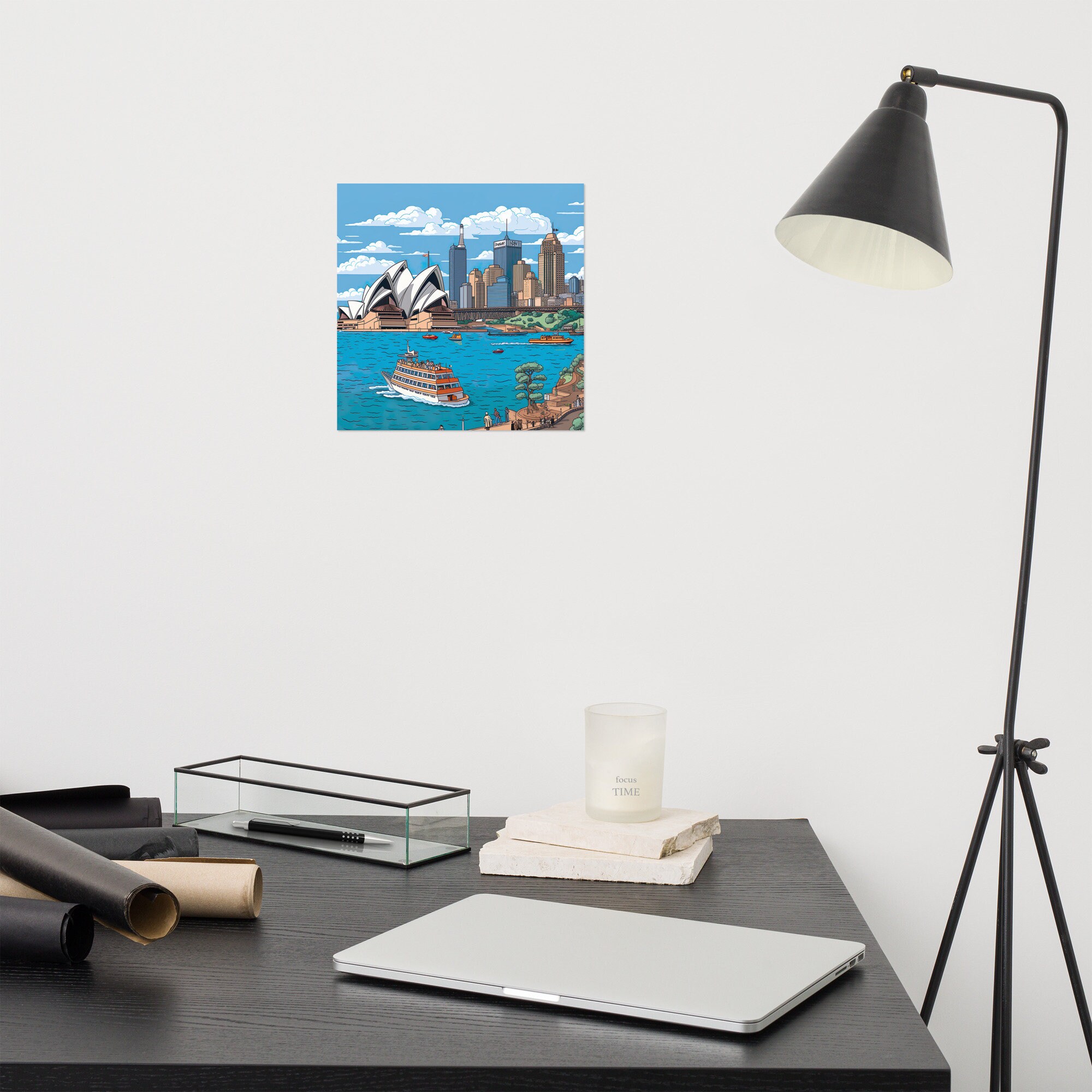 Sydney Harbour Cartoon - Etsy