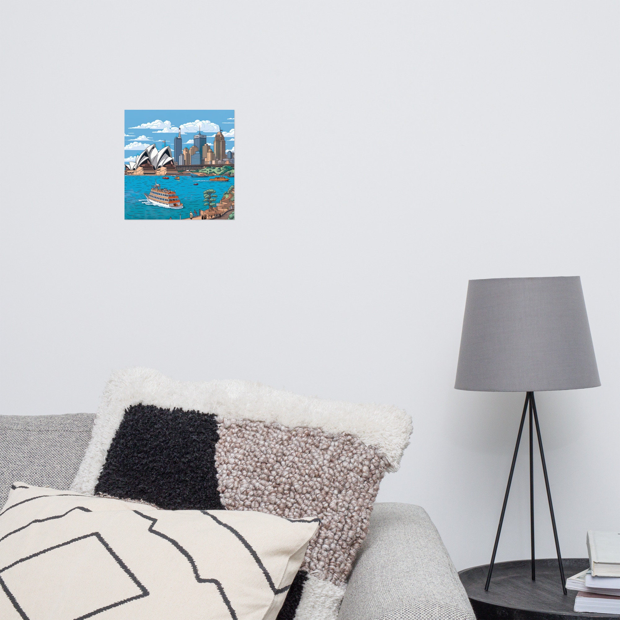 Sydney Harbour Cartoon - Etsy