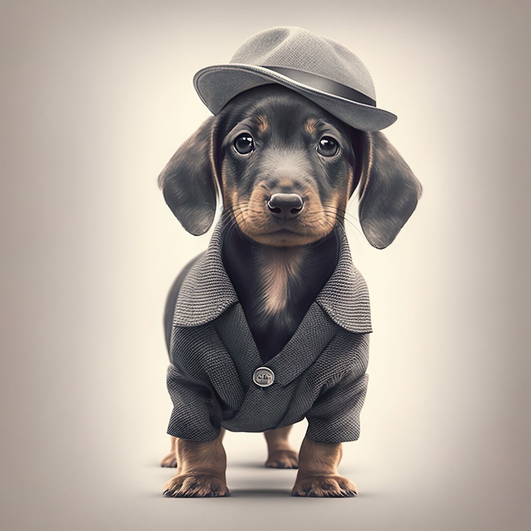 Wiener in a Suit: the Classiest Canine Around - Etsy