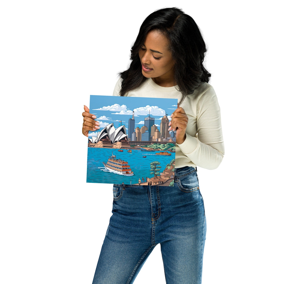 Sydney Harbour Cartoon - Etsy