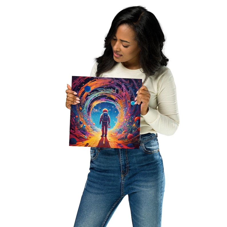 Retro Space Loop Poster - Etsy