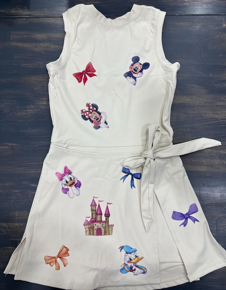 Disney Tennis Dress, Disney Outfit, Mickey and Friends Athletic Dress ...