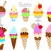 140 Ice Cream Clipart, Make Your Own Ice Cream Clipart, Cute Summer ...